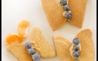 Adorable and Healthy Butterfly Pancakes - Nothing if Not Intentional